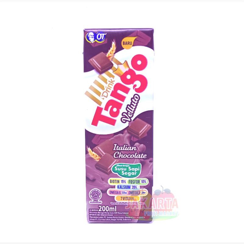 Jual (SUSU UHT) TANGO DRINK ITALIAN CHOCO 200ML | Shopee Indonesia