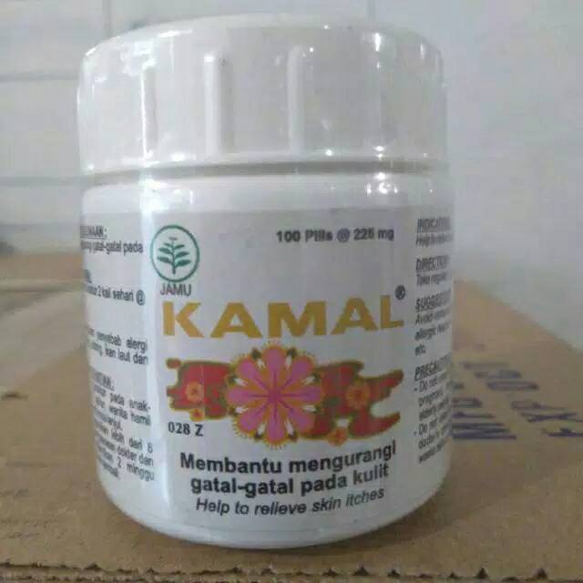Jual KAMAL 100 pil borobudur obat herbal gatal-gatal pada kulit Alami ...
