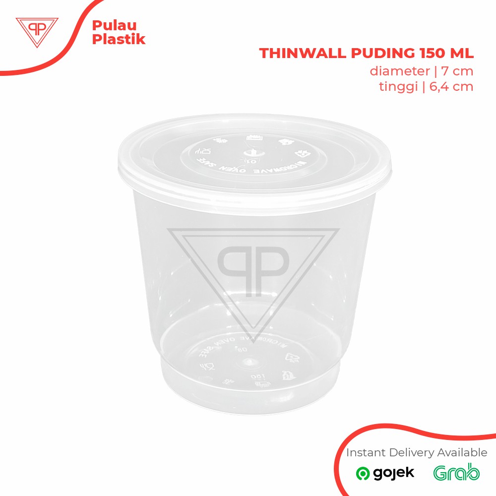 Jual Cup puding 100ML & 150ML / tempat selai / tempat puding / sauce ...