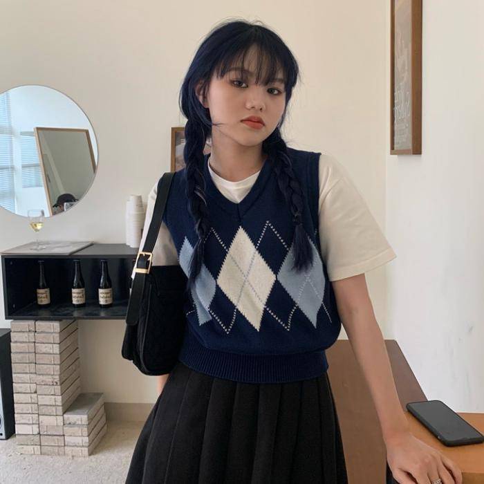 Jual Rompi Prisma Rajut Kekinian Motif Wajik Kece | Shopee Indonesia