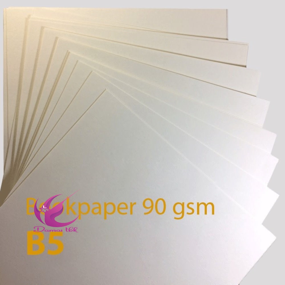 Jual Kertas UKURAN B5 - Bookpaper 72 gsm 50 Lembar | Shopee Indonesia