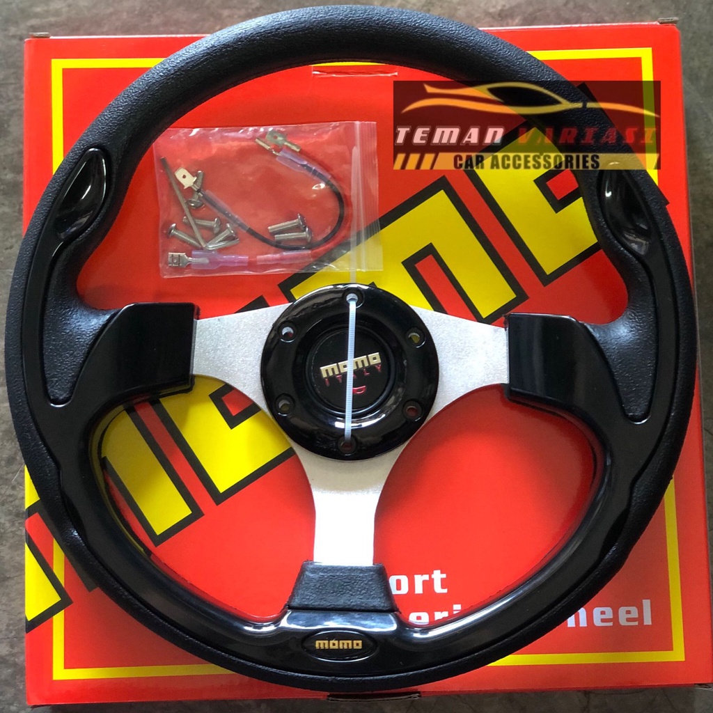 Jual STEER SETIR STIR MOMO RASING RACING 13 INCH 13INCH 13" IMPOR ...