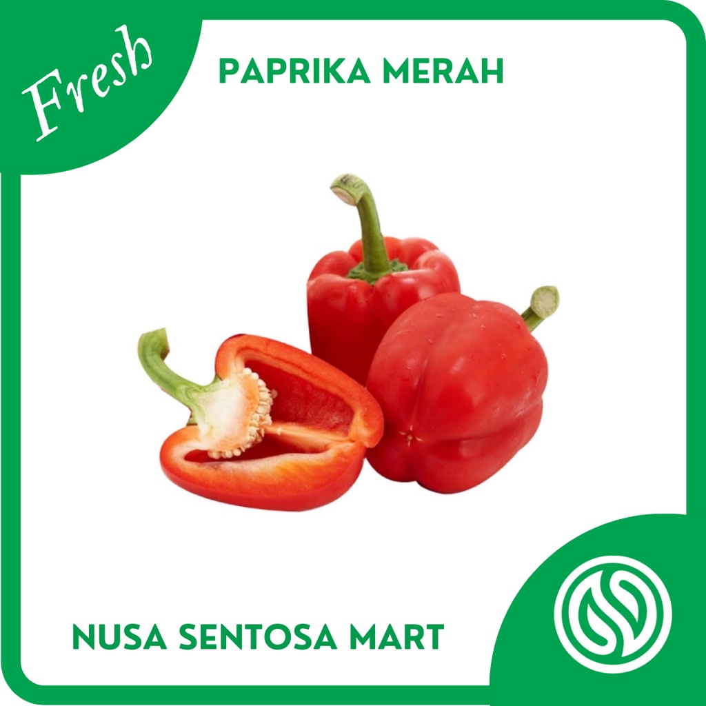 Jual Sayur Paprika Merah Segar – 500 g | Shopee Indonesia