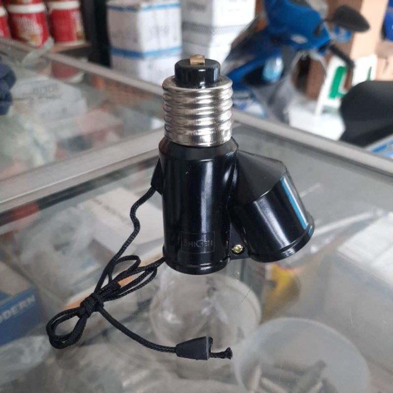 Jual Fitting tarik lampu gantung cabang 2 | Shopee Indonesia