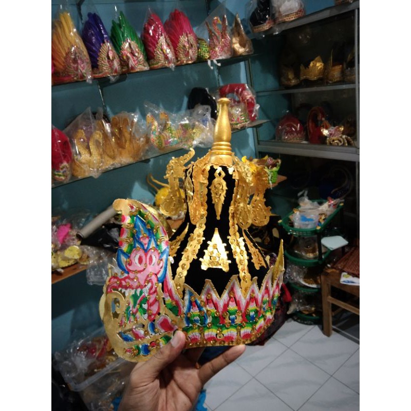 Jual mahkota irahirahan raja rama krisna tokoh2 wayang orang | Shopee ...