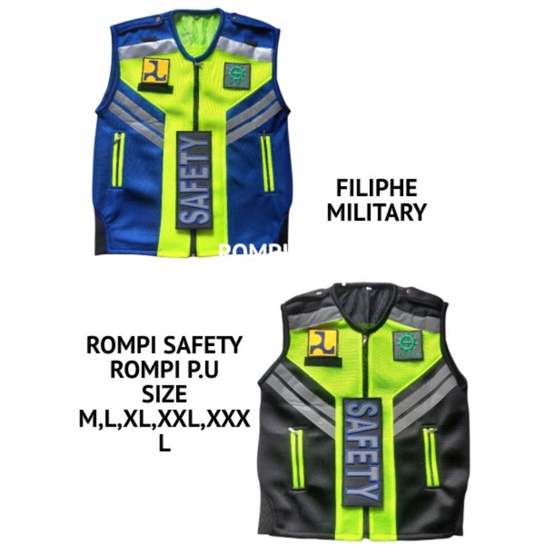 Jual Rompi safety,rompi p.u,rompi kementrian purs | Shopee Indonesia