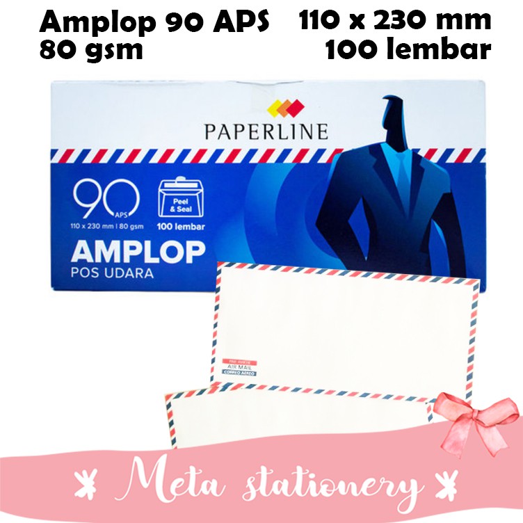 Jual Amplop Paperline 90 APS ( 110 x 230mm) 100 lembar | Shopee Indonesia