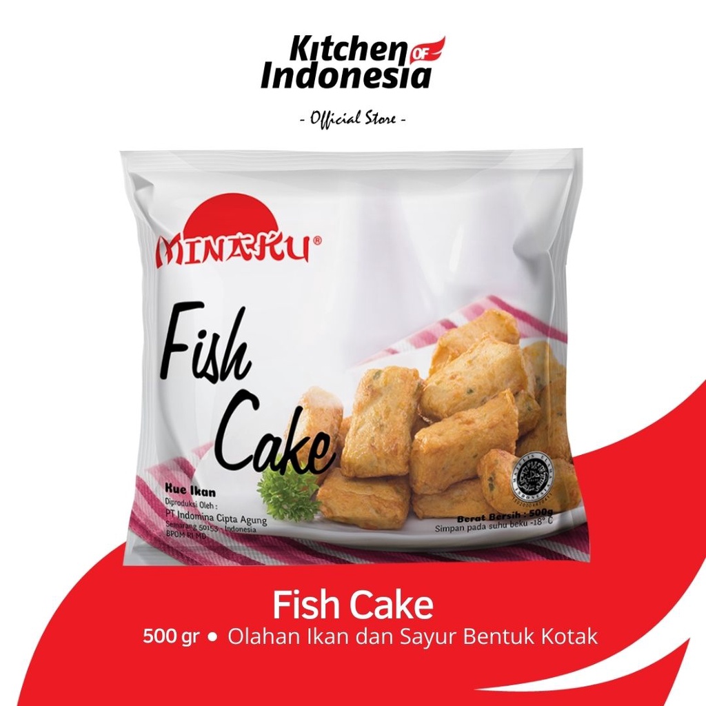 Jual MINAKU Fish Cake 500 gr - Olahan Ikan dan Sayur Bentuk Kotak ...