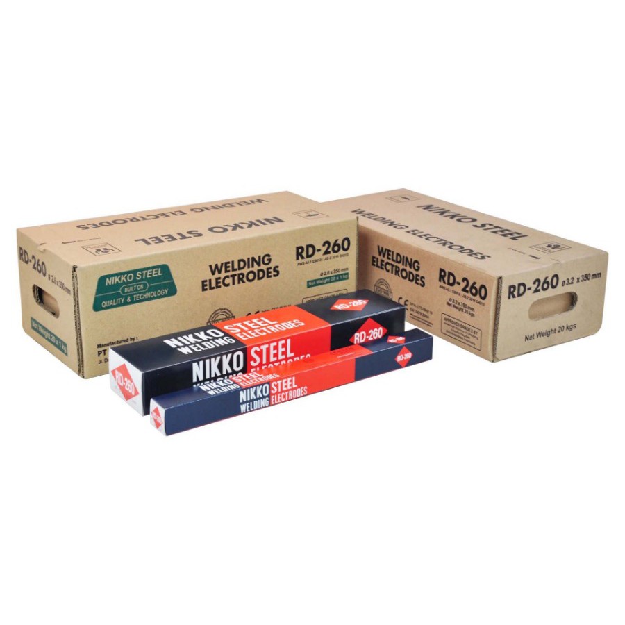 Jual KAWAT LAS NIKKO RD-260 2.0 X 300 RD260 | RD 260 2mm | Shopee Indonesia