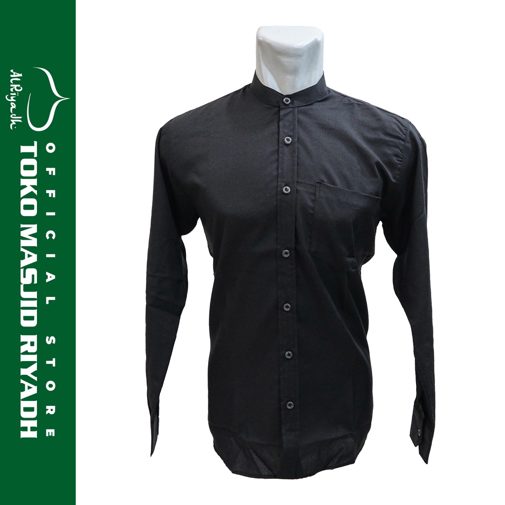 Jual Baju Kemeja Koko ZAWEEYA Executive Kain Madina Polos Warna ...