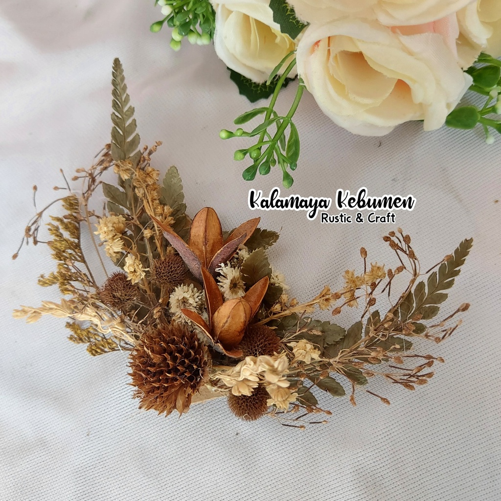 Jual Rangkaian Bunga Sudut Lentera Kering Hiasan Vas Guci Buket Bunga ...