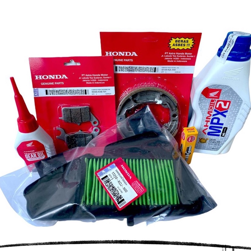 Jual PAKET SERVICE HONDA GENIO BEAT ALL NEW 2020 / KAMPAS REM OLI MPX 2 ...