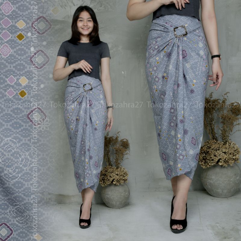 Jual Rok Kondangan Motif PK Rok Serut Lilit Instan by tokozahra27 ...