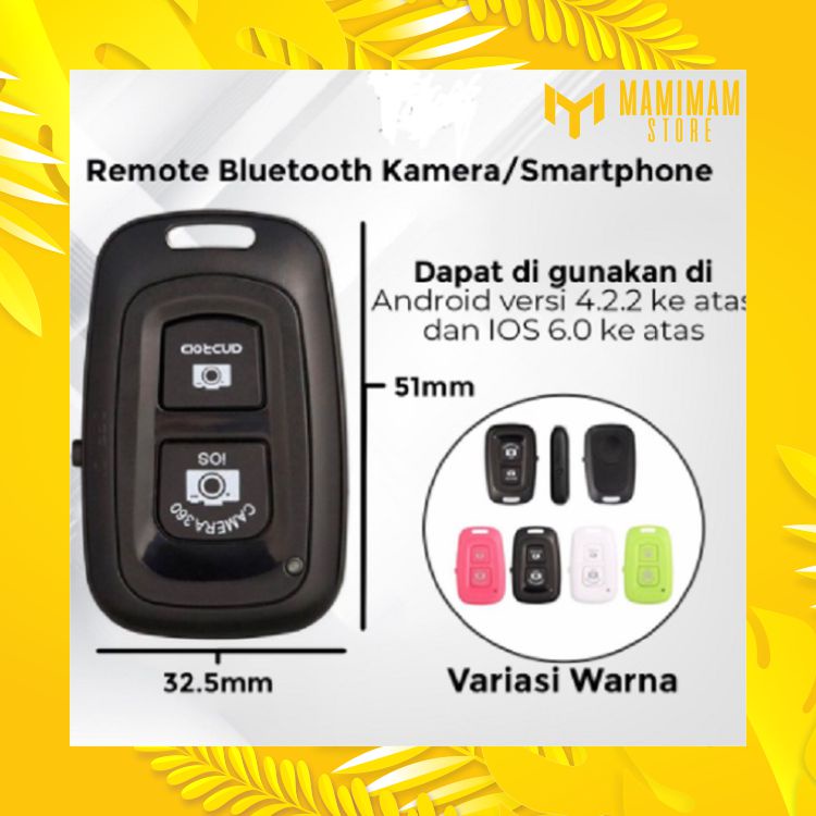 Jual REMOTE BLUETOOTH SHUTTER KAMERA ANDROID IOS HANDPHONE MURAH ...