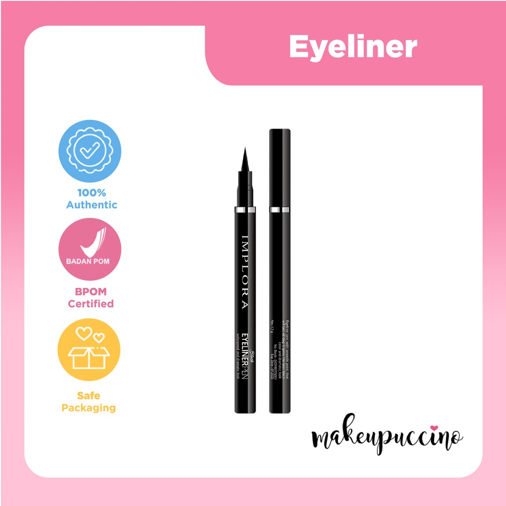 Jual Implora Eyeliner Pen - Black | Shopee Indonesia