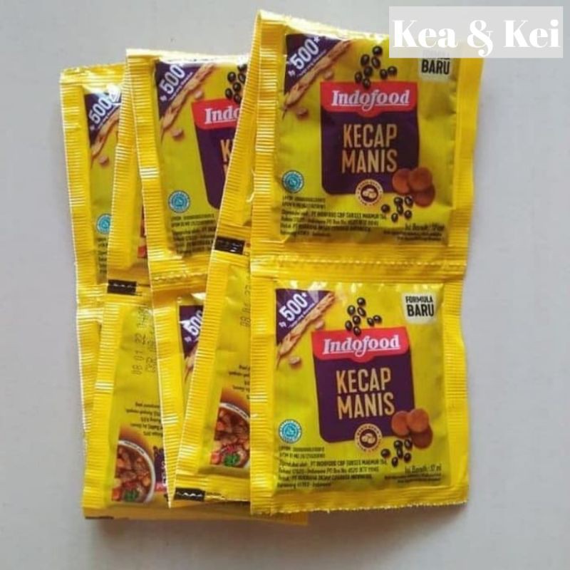 Jual Kecap Manis Indofood 17 ml x 10 sachet (1 renceng) | Shopee Indonesia