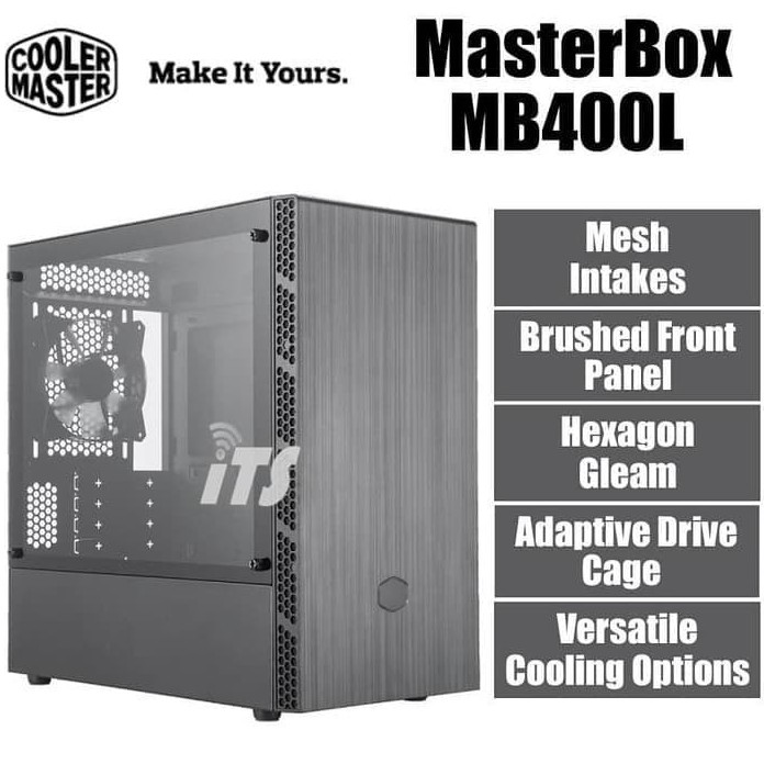 Jual Casing COOLER MASTER CASING MASTERBOX MB400L | Shopee Indonesia