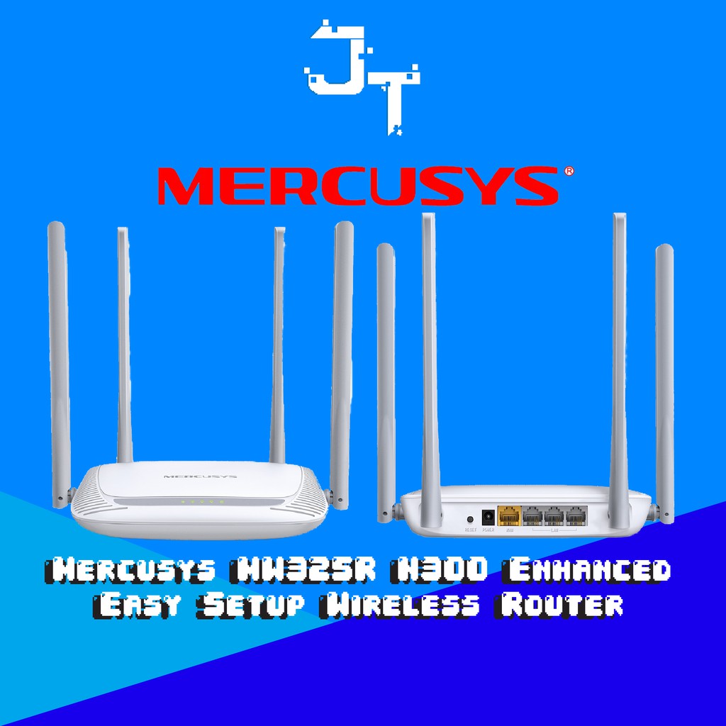 Jual Mercusys MW325R N300 Enhanced Easy Setup Wireless Router | Shopee ...