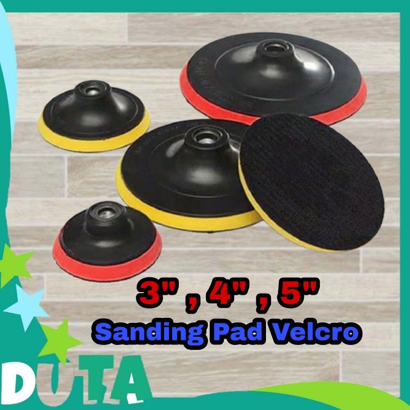 Jual Sanding Pad 3,4 & 5 inch M10 M14 Tatakan Amplas dan Spons Gerinda ...