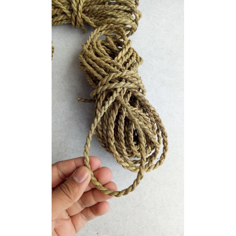Jual TALI RAMI/ TALI AGEL/ TALI ROTAN/ TALI PANJANG 10M, 4-5mm DECORASI ...
