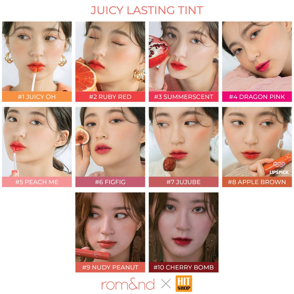Jual Juicy Lasting Tint (29 Colors) - Original Series + Sparkling Juicy ...