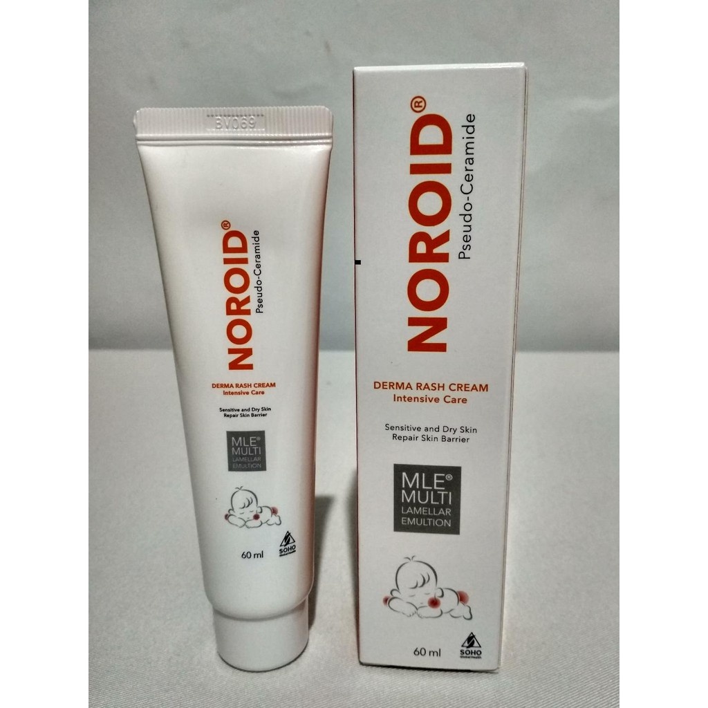 Jual NOROID PSEUDO CERAMIDE DERMA RASH CREAM 60 mL | Shopee Indonesia