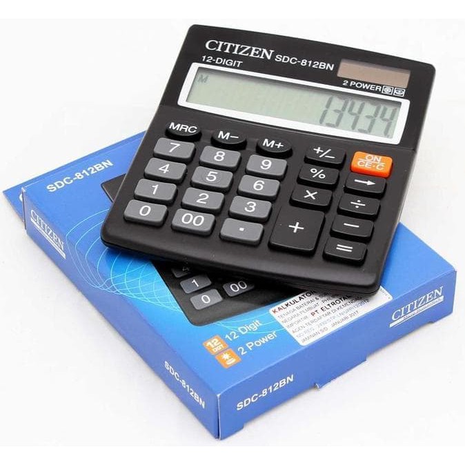 Jual Kalkulator 12 Digit Angka - Calculator Digital 812bn | Shopee ...