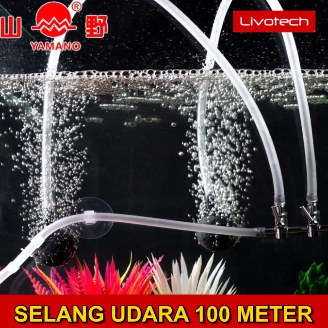 Jual 1 Roll Selang Aerator 100m Yamano Udara Elastis Airasi Aquarium ...