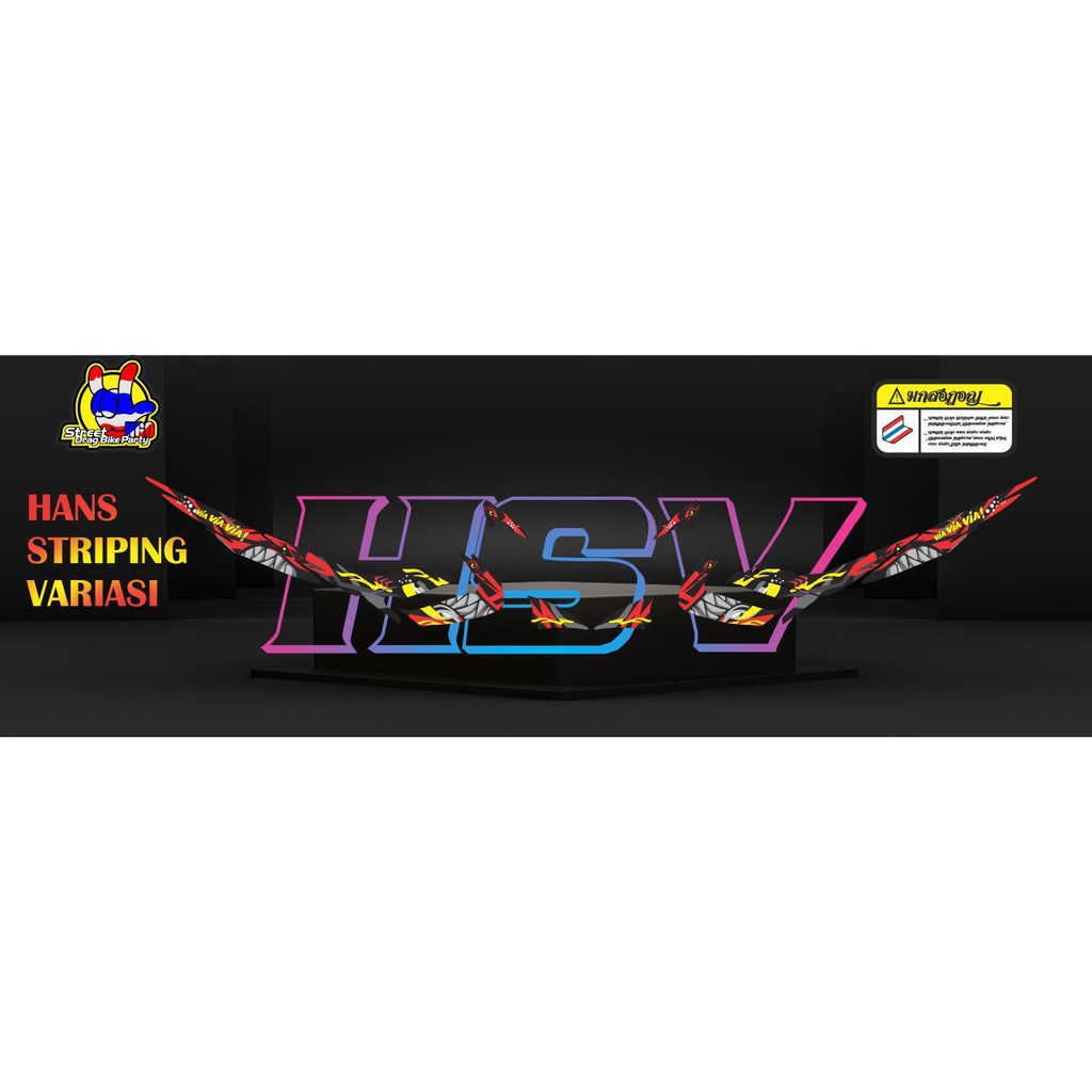 Jual striping stiker decal satria fu barong shark | Shopee Indonesia