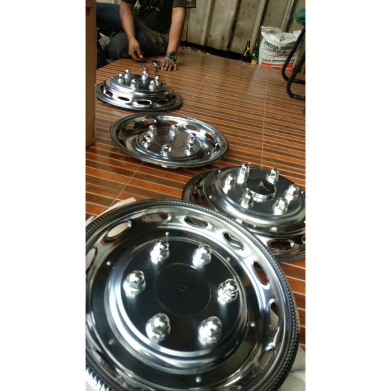 Jual weldop dop roda Truck/bus medium ring 16 model lancer stainless ...