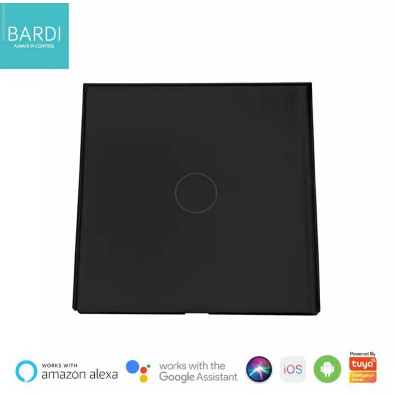 Jual Bardi smart wifi touch wall switch - EU 1 BLACK/WHITE | Shopee ...