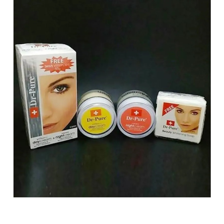 Jual Dr Pure Cream 3in1 Night+Day+Soap | Shopee Indonesia
