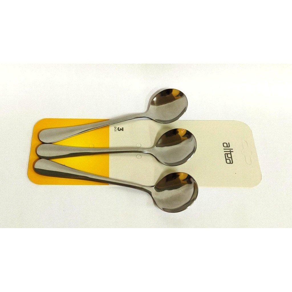 Jual ALTEA SENDOK SOP/SOUP SPOON STAINLESS STEEL (3 PCS) | Shopee Indonesia
