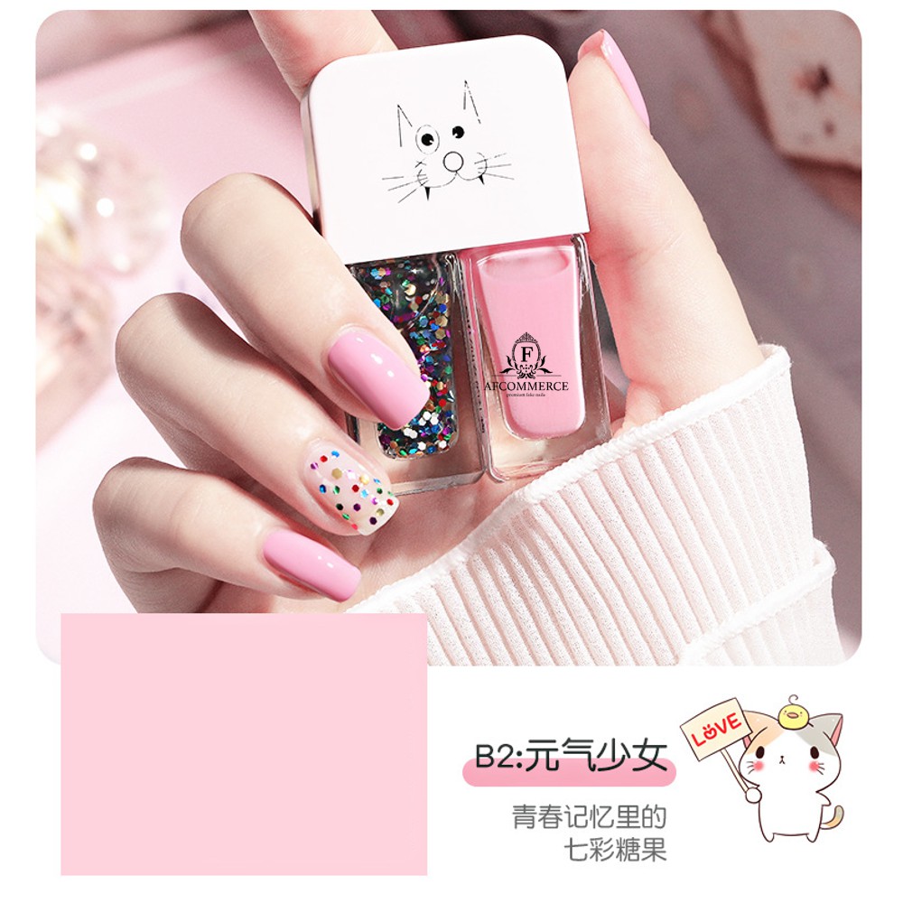 Jual 2IN1 KUTEK HALAL KUTEKS 2 TONE KUTEK KOREA kutek Kuku muslimah Gel ...