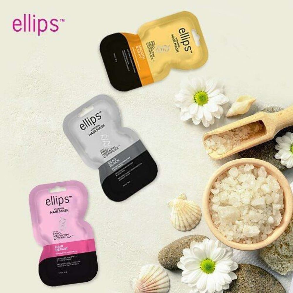 Jual ELLIPS VITAMIN HAIR MASK WITH PRO KERATIN COMPLEX 18GR [ SACHET ...