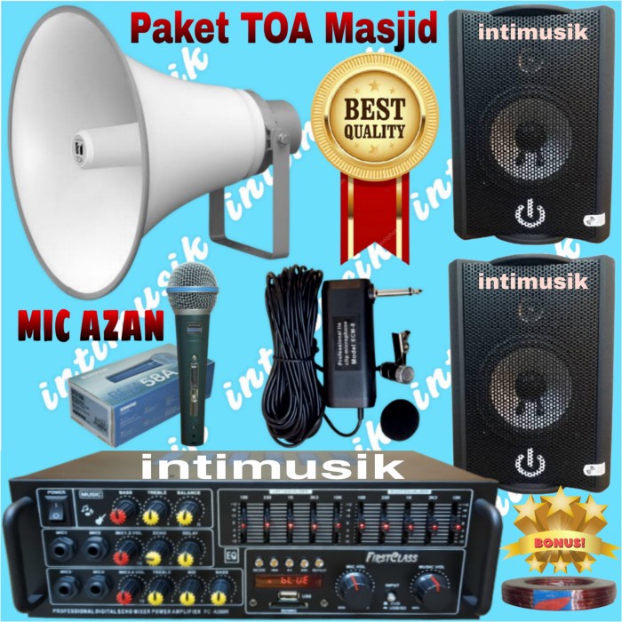 Jual Paket Sound System Toa Masjid Atau Mushola ( In Out I ) | Shopee Indonesia