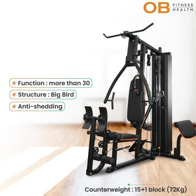Jual Home Gym MultiFungsi OB FIT OB-916 alat latihan otot beban ...