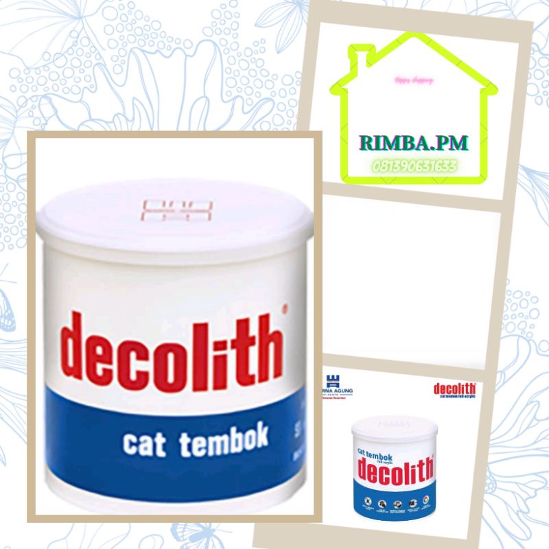 Jual Cat Tembok Interior Decolith SW / Putih 5 Kg | Shopee Indonesia