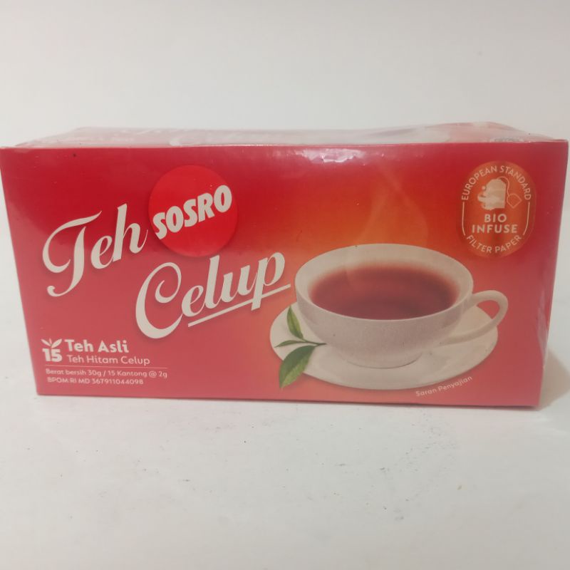 Jual TEH SOSRO ISI 15 KANTONG | Shopee Indonesia