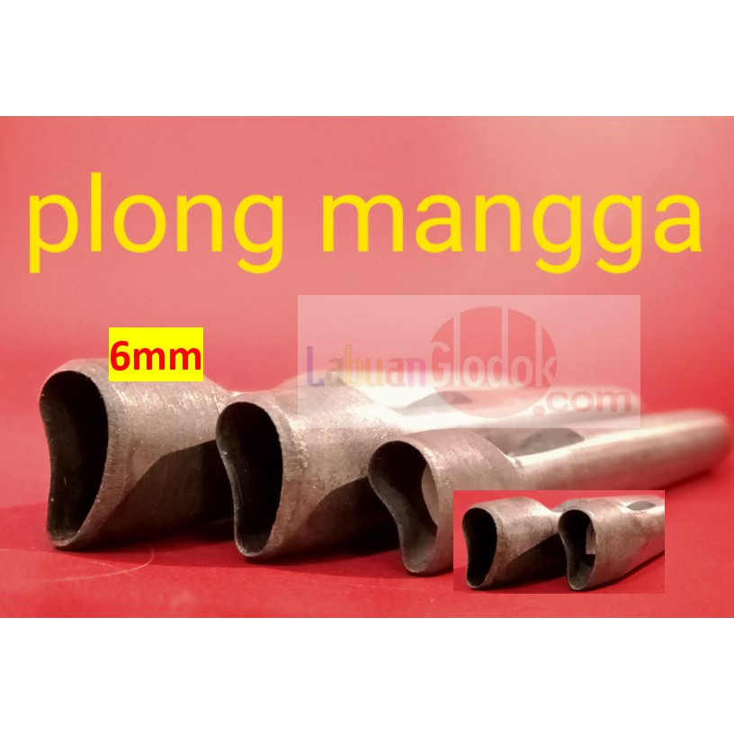 Jual Plong Kulit bentuk Mangga 6mm/Plong Mangga/Pembolong Mangga 6mm ...
