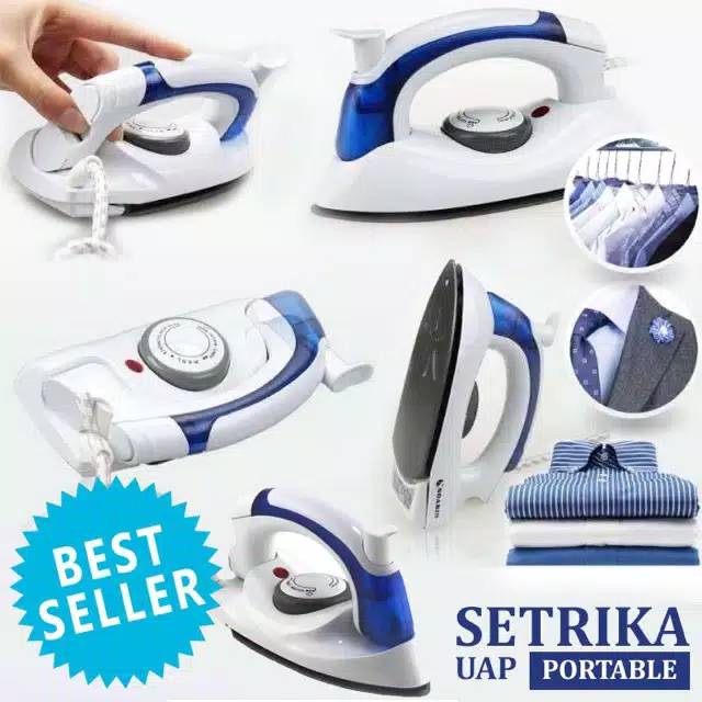 Jual Setrika Uap lipat travel mini iron portable traveling elektrik ...