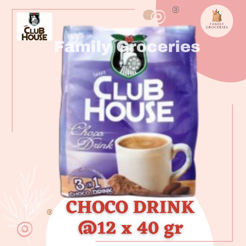 Jual Shake Club House 3 in 1 Choco Drink (Susu Coklat) | Shopee Indonesia