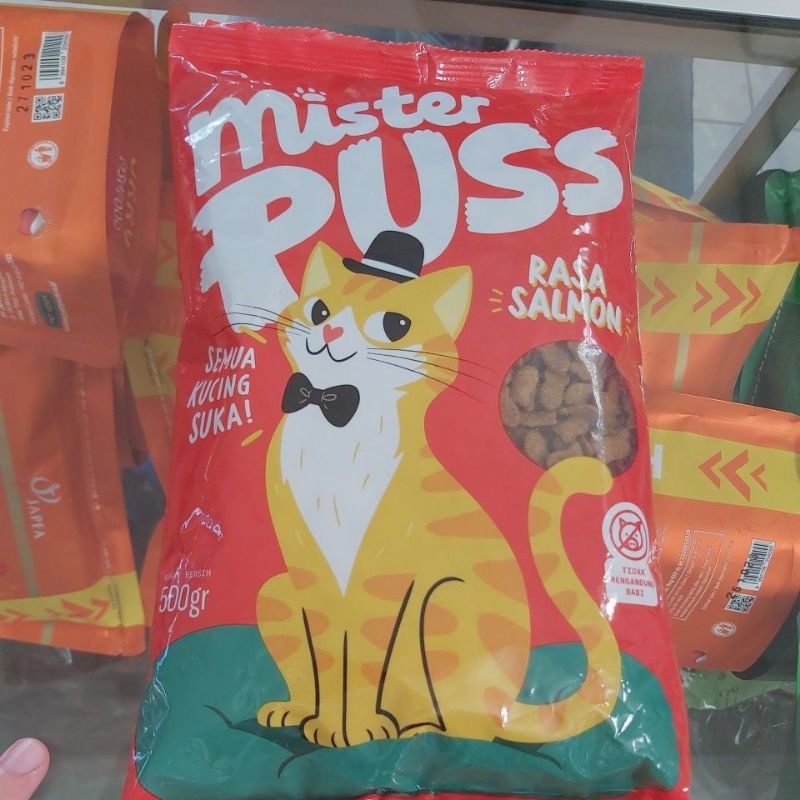 Jual Mister Puss - Salmon 500 gram | Shopee Indonesia