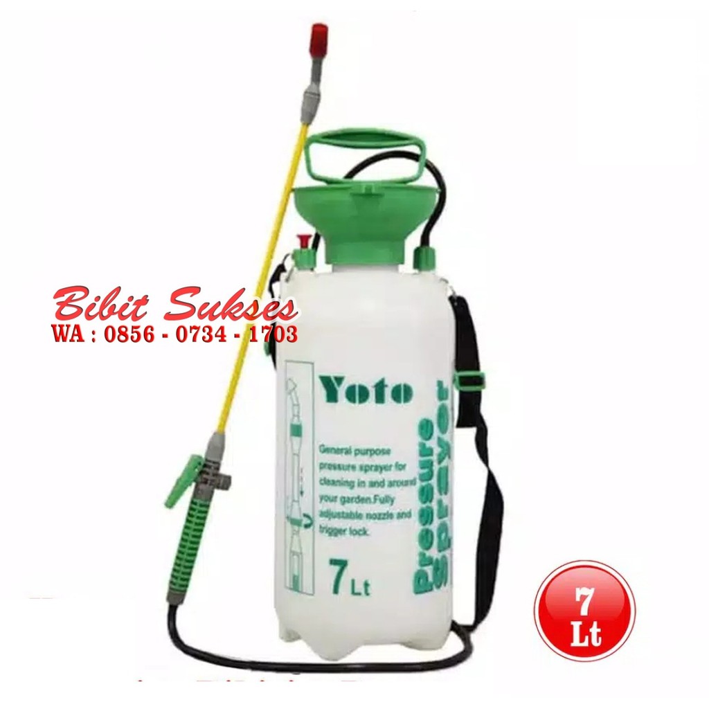 Jual Alat Pompa Semprot Sprayer YOTO 7 LITER Untuk Hama / Tanaman ...