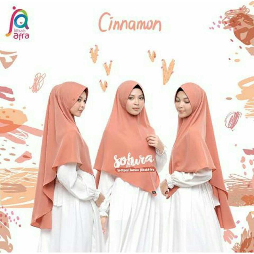 Jual Jilbab Sofura Afra - Softped Antem Jilbab Dewasa Afra - Hijab Instan Zaidan Mall | Shopee ...