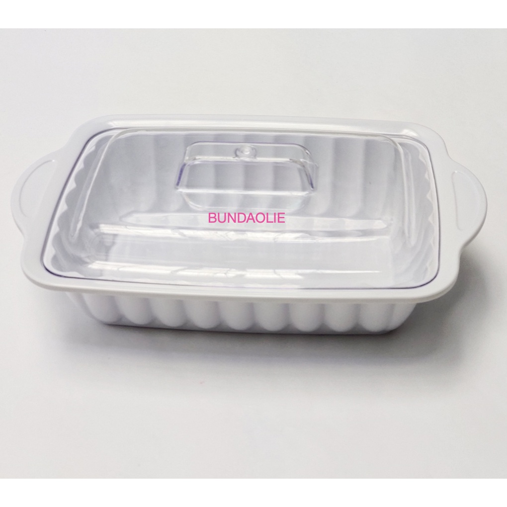 Jual Wadah Mangkuk Saji Dengan Tutup Serving Bowl with Lid Piring Sayur ...