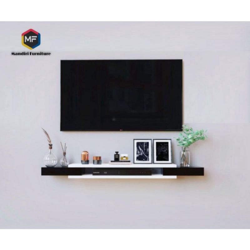 Jual Rak tv minimalis / Meja gantung dinding / Meja tv serbaguna ukuran ...