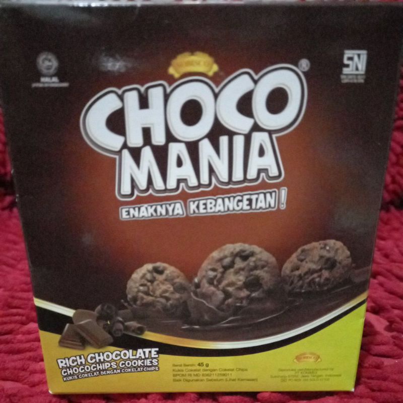 Jual CHOCO MANIA CHOCOCIPS COOKIES 45gr/69gr | Shopee Indonesia