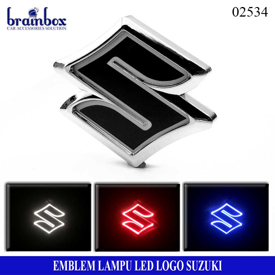 Jual HIGH QUALITY Car Logo Light Suzuki Emblem Mobil Lampu Car Logo LED ...