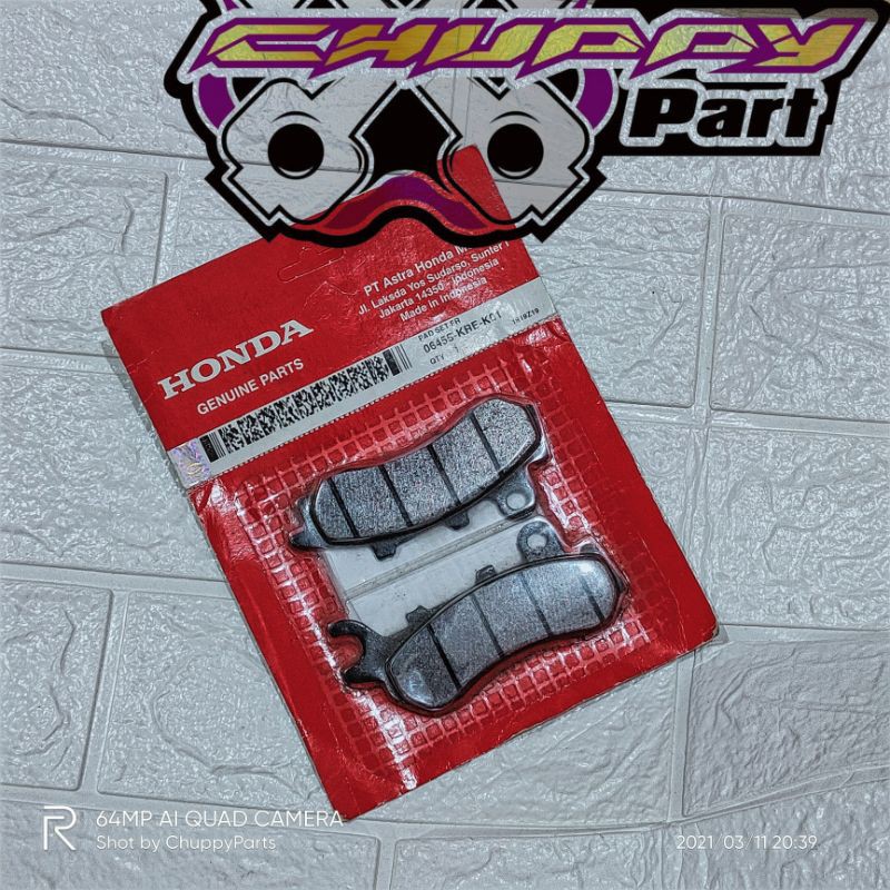 Jual Kampas Rem Depan New PCX 150 K97, ADV - Original Segel | Shopee ...